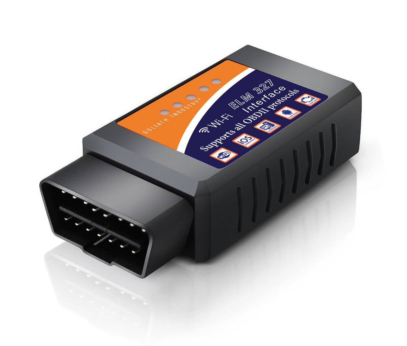 KOBRA Wireless OBD2 Car Code Reader Scan Tool OBD Scanner Connects Via ...